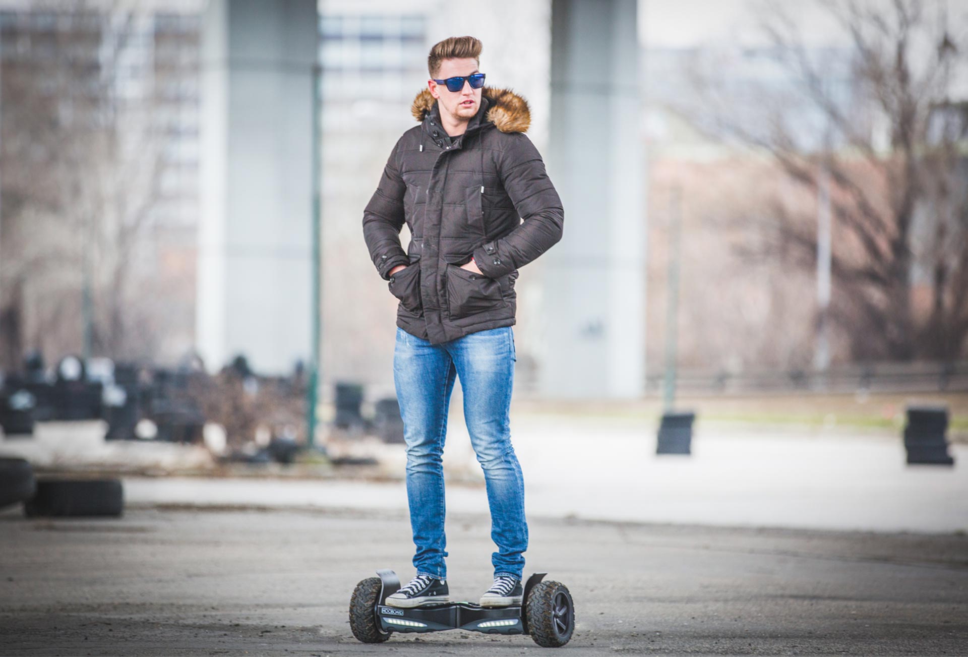 Hooboard - Premier tout-terrain Smart auto équilibre scooter board ...